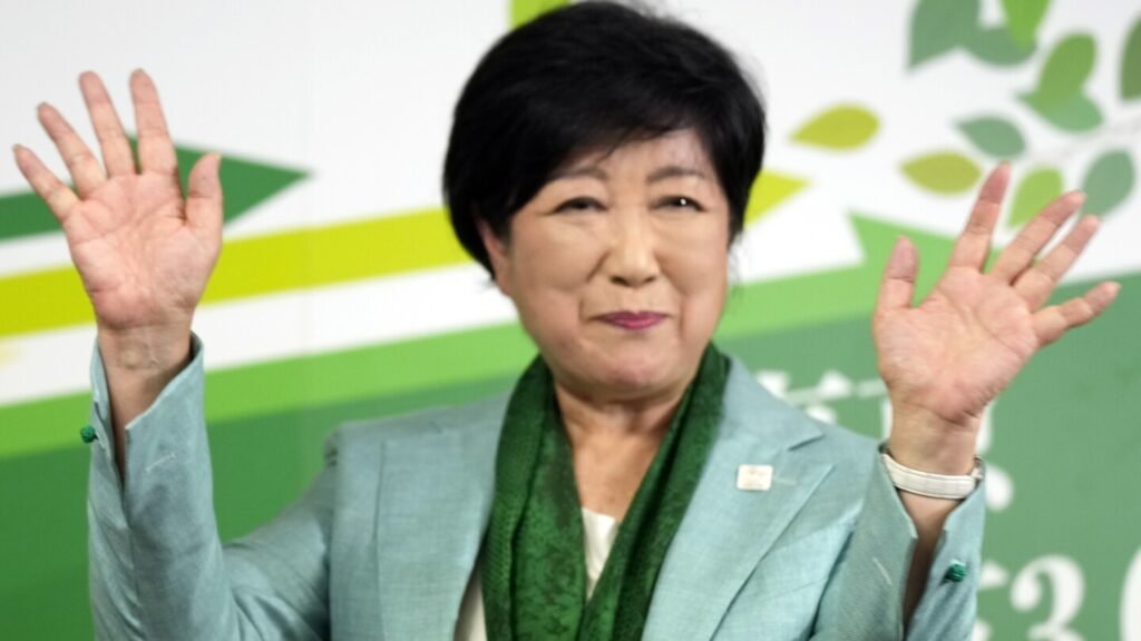 Tokyo Gov. Koike wins a third four-year term as head of Japan’s ...